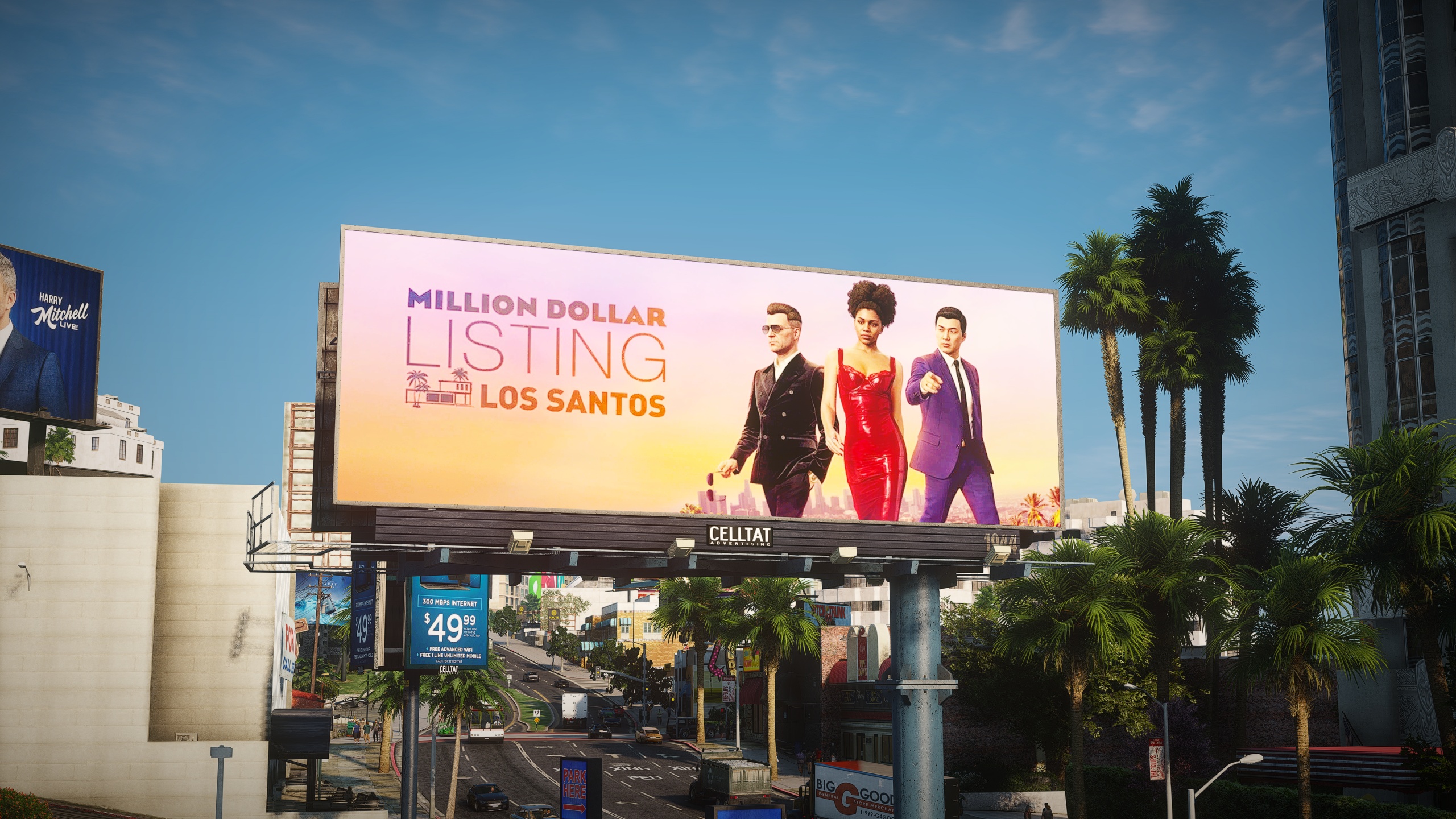 Mod LA Billboards for GTA 5 RP • ⚙️ Improvements • 📢 Billboards ...